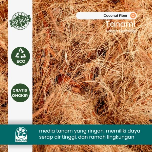 Coco Fiber Media Tanam Sabut Kelapa 250 gram by Tanami - Jual Coco Peat ...
