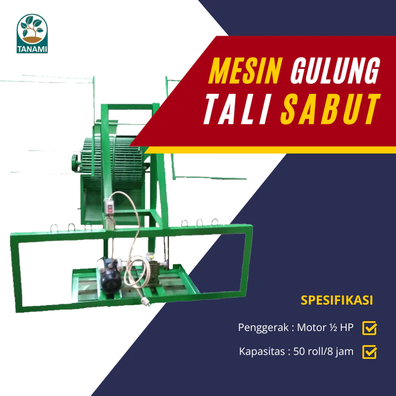 Mesin Sabut Kelapa / Mesin Penggulung Tali Sabut Kelapa by Tanami - Jual Coco Peat, Coconut ...